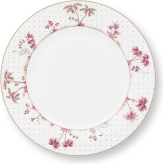 Pip Studio Jolie Dots Gold Pink Speiseteller 26.5cm
