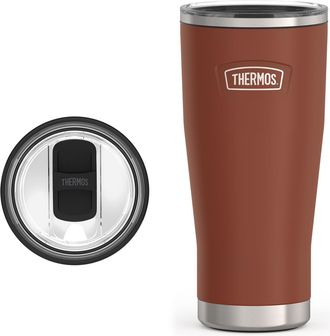 Thermos ICON SERIES Kaltbecher aus Edelstahl mit Schiebeverschluss, 710 ml, Sattel