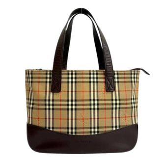 Burberry Pre-owned Canvas Schultertasche - - Pre-owned - Damen - Beige - ONE SIZE