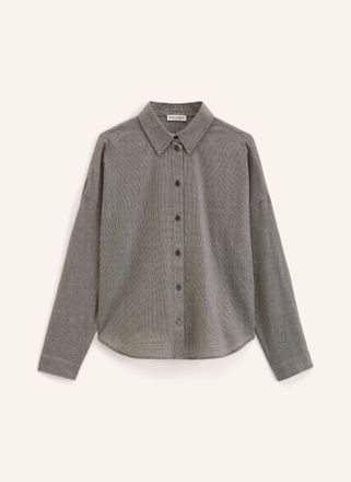 Marc O'Polo Marc Opolo Seersucker-Bluse braun