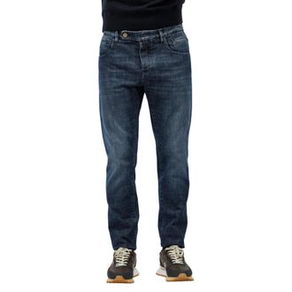 Incotex Ma&szlig;geschneiderte Regular Jeans - - Jeans - Herren - Blau - W38