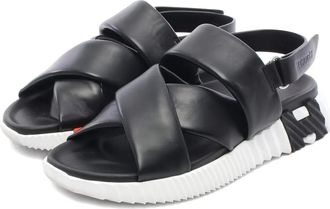 Hermès sandales Electric en cuir - Noir