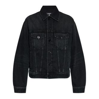 Balmain Denimjacke - - Jackets - Herren - Schwarzk - M