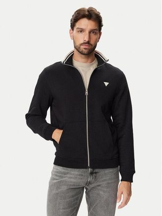 Guess Sweatshirt M6BQ52 K6169 Schwarz Slim Fit