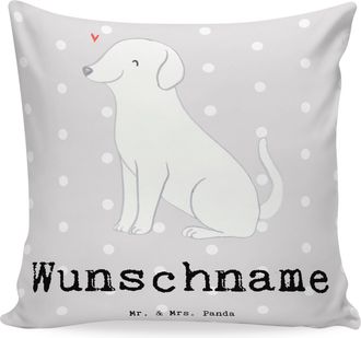 Mr. & Mrs. Panda Kopfkissen Labrador Lebensretter - Personalisierte Geschenke, Personalisiert, Bedrucken, Wunschname, Name, Kissen, Hunderasse