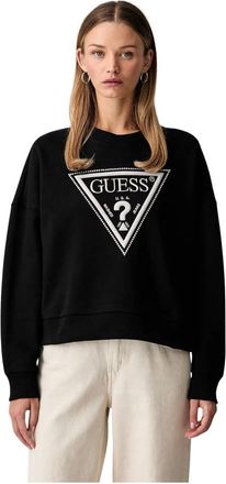 Guess Damen, Sweatshirts & Hoodies, Schwarzk, XLGr&ouml;&szlig;e