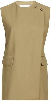 Adolfo Dominguez gerade &auml;rmellose Jacke - Gr&uuml;n