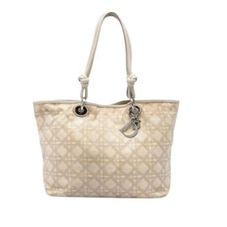 Dior Pre-owned Cannage Canvas Tote - - Pre-owned - Damen - Beige - ONE SIZE