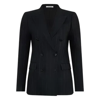 Tagliatore Femme, Vestes, Noir, Taille: 40 FR Blazer Paris &agrave; Rayures