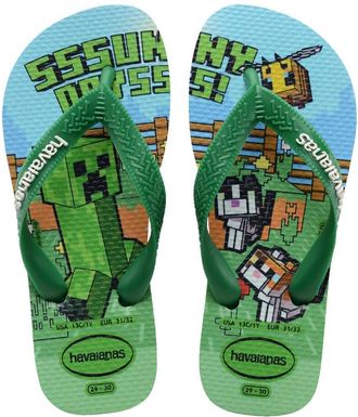 Havaianas Jungen HAV. Kids Minecraft Flipflop, gr&uuml;n
