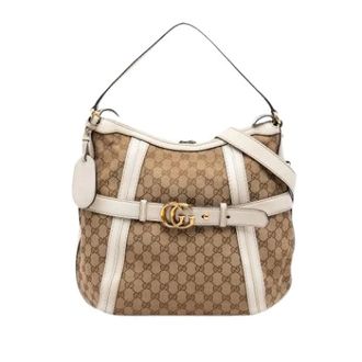 Gucci Pre-owned Canvas Satchel - Femme - Pre-owned - Beige - Taille: ONE Size
