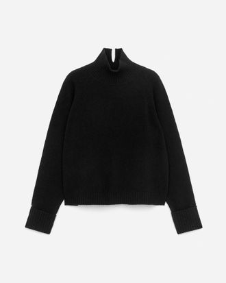 Arket Wollpullover Mit Rollkragen -Schwarz