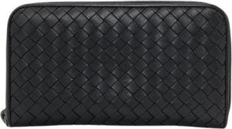 Bottega Veneta Portefeuille long (bi-pli) Pre-owned - Femme - Pre-owned - Noir - Taille: ONE Size