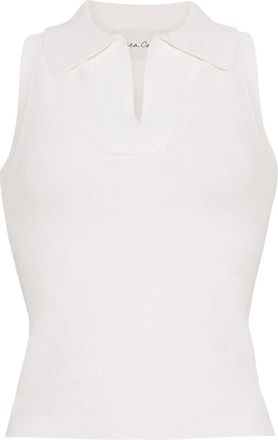 Cara Cara haut Braylee &agrave; design sans manches - Blanc