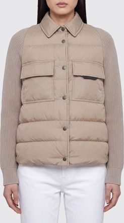 Brunello Cucinelli Kurze gesteppte Daunenjacke von aus Nylon, Seide und Kaschmir