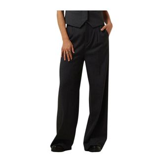 Copenhagen Muse Elegante- ma&szlig;geschneiderte Hose - - Trousers - Damen - Grau - S