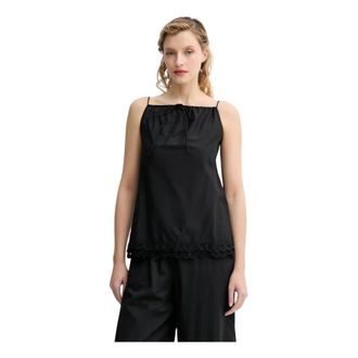 By Malene Birger Elles Top - - Tops - Damen - Schwarzk - M
