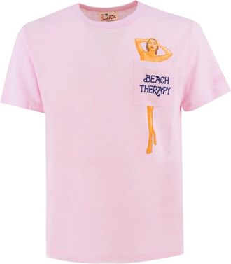 MC2 Saint Barth Homme, Tops, Blanc, Taille: S Ecstasea T-shirt