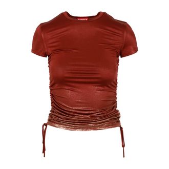 Diesel Femme, Blouses et Chemises, Brun, Taille: 40 FR T-Rey Jersey Top
