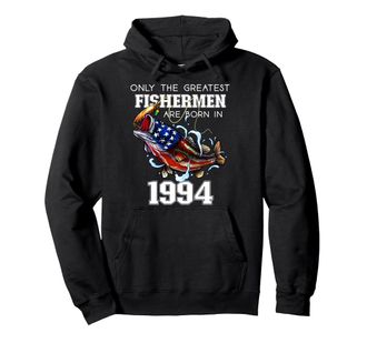 BDAZ 32. Geburtstag 1994 Fischer Barsch Angeln 32 Jahre alt Pullover Hoodie