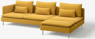 IKEA S&Ouml;DERHAMN 4er-Sofa mit R&eacute;camiere