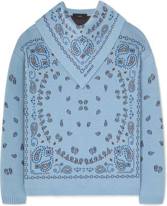 Alanui Sweater with Bandana jacquard motif Woman S