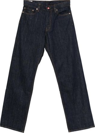 Casablanca logo-patch jeans - Blau