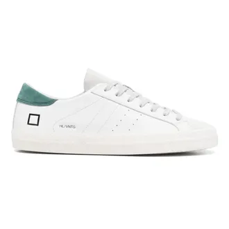 D.A.T.E. D.a.t.e., Homme, Chaussures, Blanc, Taille: 44 EU Baskets en cuir avec d&eacute;tails en daim