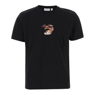Off-white T-shirt en coton avec logo - Homme - Tops - Noir - Taille: 2XL
