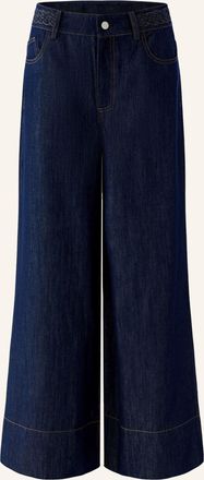 Oui Wide Leg Jeans blau