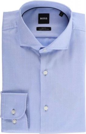 HUGO BOSS Homme, Chemises, Bleu, Taille: 5XL H-Hank Spread C1-222