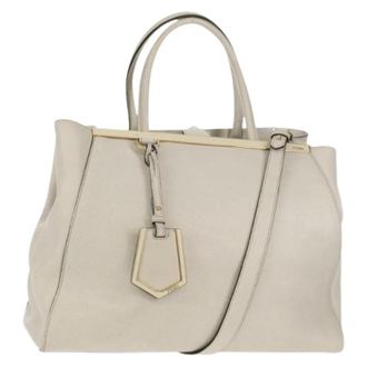 Fendi Pre-owned Vintage Lederhandtasche - - Pre-owned - Damen - Wei&szlig; - ONE SIZE