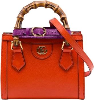 Gucci Pre-owned Diana - Femme - Pre-owned - Orange - Taille: ONE Size