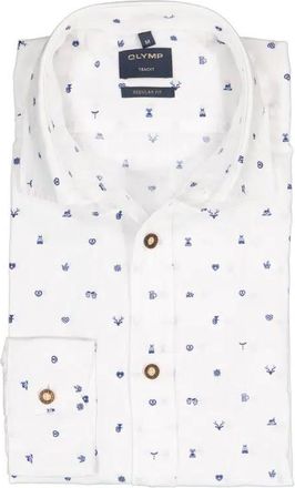 Olymp Herren Hemd wei&szlig; Baumwolle