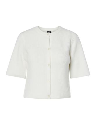 Pieces Pcsilly Ss O-Neck Knit Cardigan Noos Bc