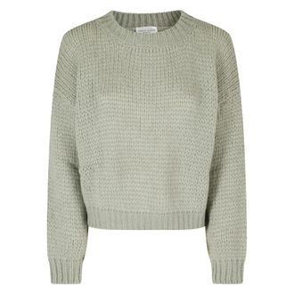Roberto Collina ML Rundhals - - Knitwear - Damen - Gr&uuml;n - XS