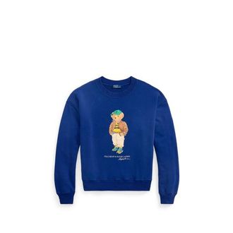 Polo Ralph Lauren Pull col rond en coton m&eacute;lang&eacute;