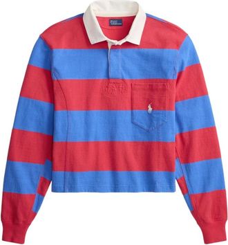 Ralph Lauren Femme, Tops, Multicolore, Taille: 38 FR Pull Rugby Ray&eacute;