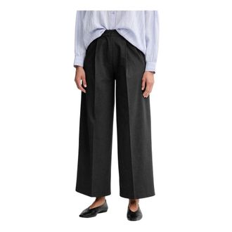 Sessun Weite Hose mit B&uuml;gelfalte - - Trousers - Damen - Grau - XS