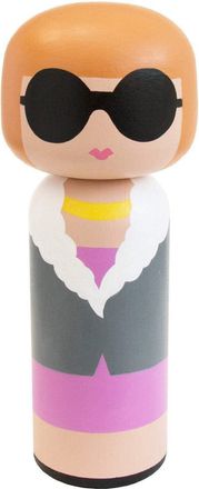 Lucie Kaas SI01AN Anna Holzfigur, Holz, Mehrfarbig, 14,5cm