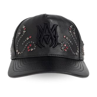 Amiri Homme, Accessoires, Noir, Taille: ONE Size MA Stud Leather Hat