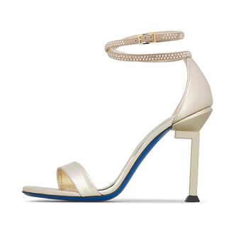 Loriblu Femme, Chaussures, Jaune, Taille: 39 EU Sandales en cuir verni