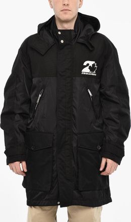 Dsquared2 Gepolsterter Parka mit Kapuze und Logo-Print Dsquared2