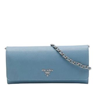 Prada Pre-owned Wallet on Chain - - Pre-owned - Damen - Blau - ONE SIZE