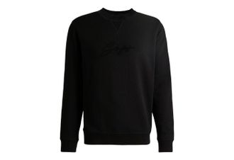 BOSS Sweatshirt Charlie Sweatshirt mit Boss-Stickerei auf der Vorderseite