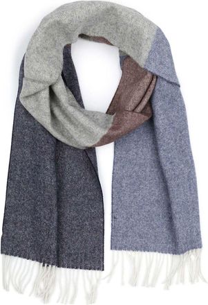 Profuomo Écharpe Agneline Gris Bleu Brun