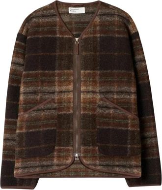 Universal Works Military Liner Jacket - - Sport - Herren - Braun - S