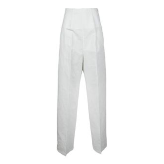Sportmax Gerade Hose - - Trousers - Damen - Wei&szlig; - 2XS