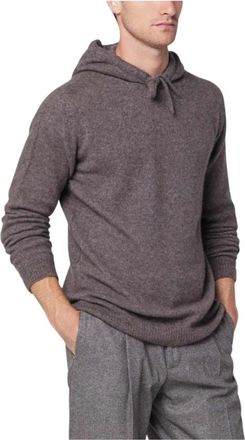 Roberto Collina Homme, Sweatshirts et sweats à capuche, Beige, Taille: L Felpa cappuccio