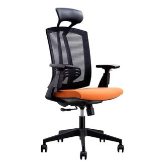 Generic Ergonomischer B&uuml;rostuhl, B&uuml;rostuhl mit R&uuml;ckenlehne, Armlehnen und Rollen, h&ouml;henverstellbarer Netz-Schreibtischstuhl